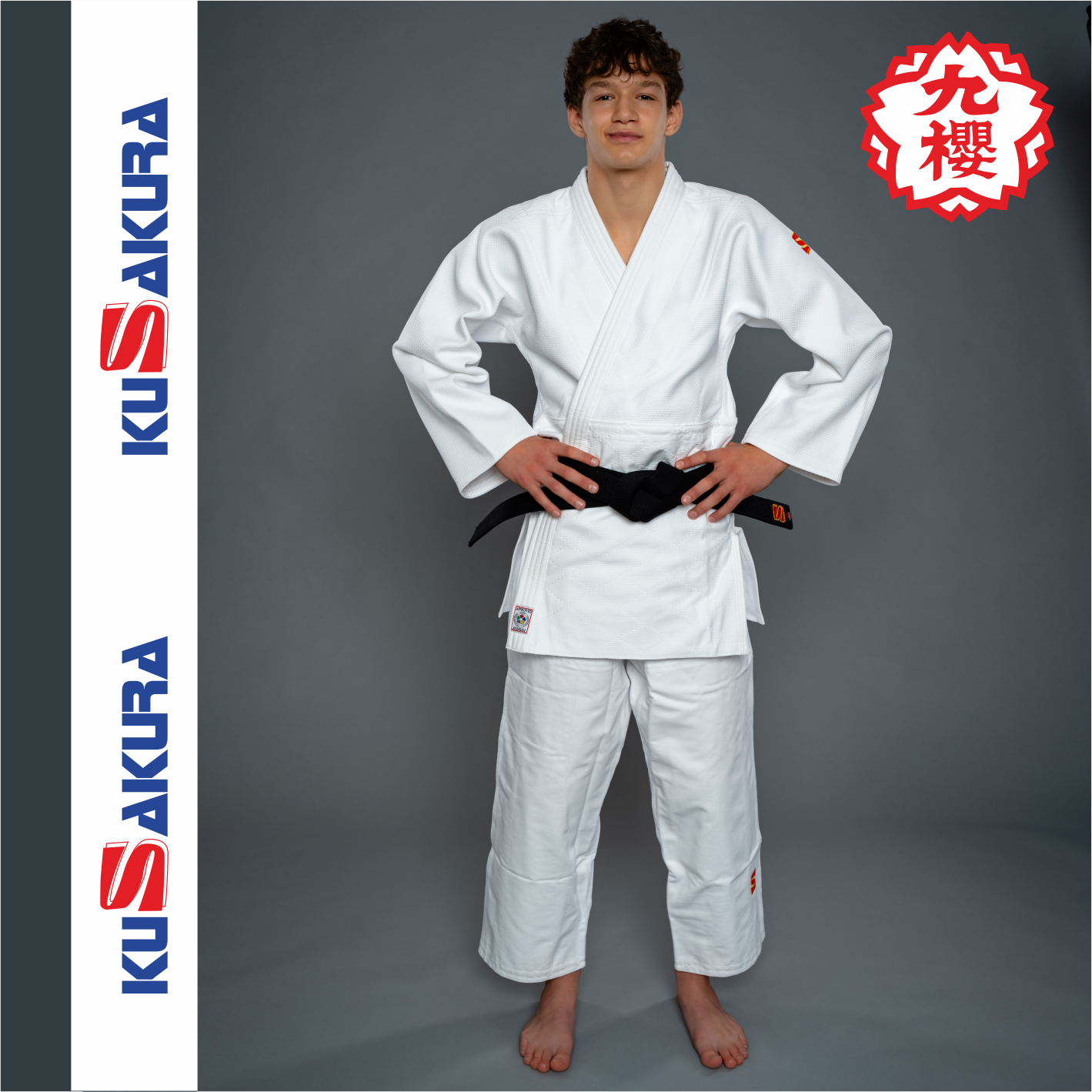 Кимоно для дзюдо KuSakura Competition Taisho JOV Белое Slim Japan ...
